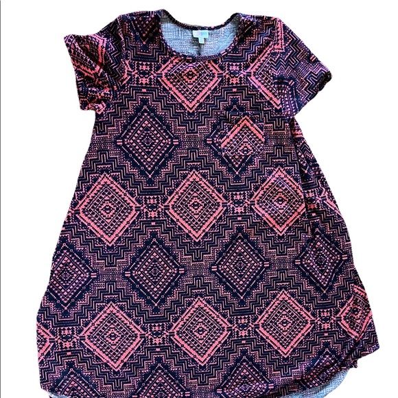LuLaRoe | Dresses | 5 Salelularoe Womans Dress In Pink And Blue Size Xl ...
